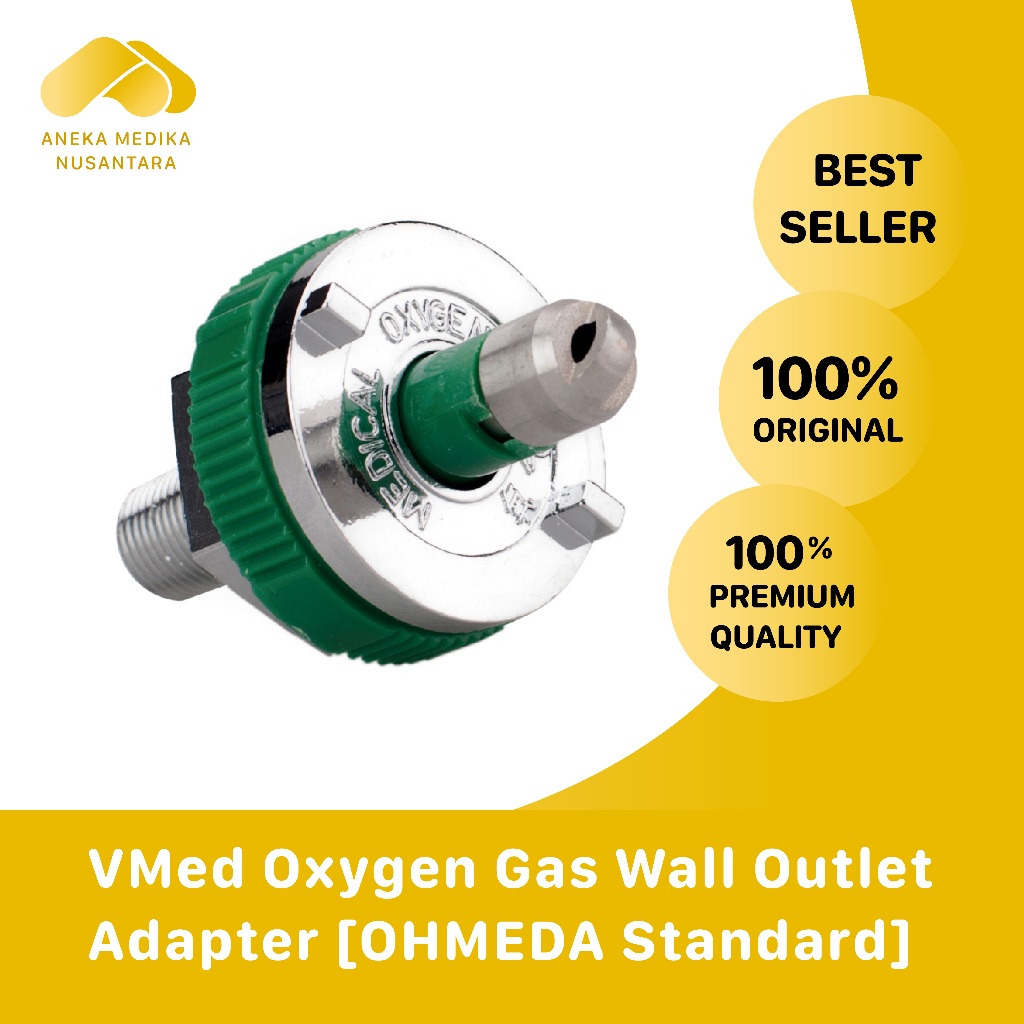 Jual VMed Oxygen Gas Wall Outlet Adapter [OHMEDA Standard] | Shopee Indonesia