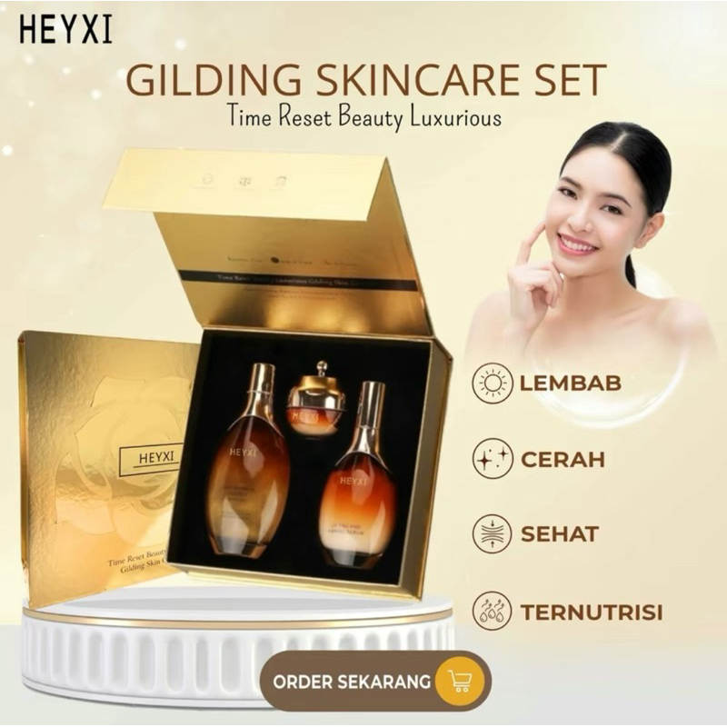 Jual Ready Stock HEYXI Beauty Luxurious Gilding Skincare | Shopee Indonesia