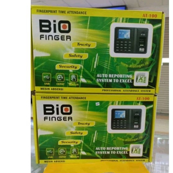 Jual Mesin absensi Bio Finger AT-100 AT-101 garansi resmi 1th | Shopee ...