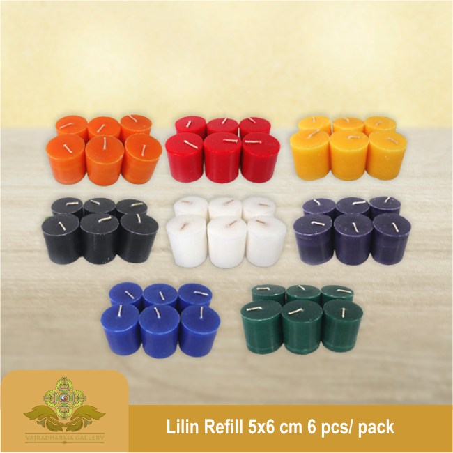 Jual Lilin Refill Gelas Stearin 5x6cm 6pcs/pack | Shopee Indonesia