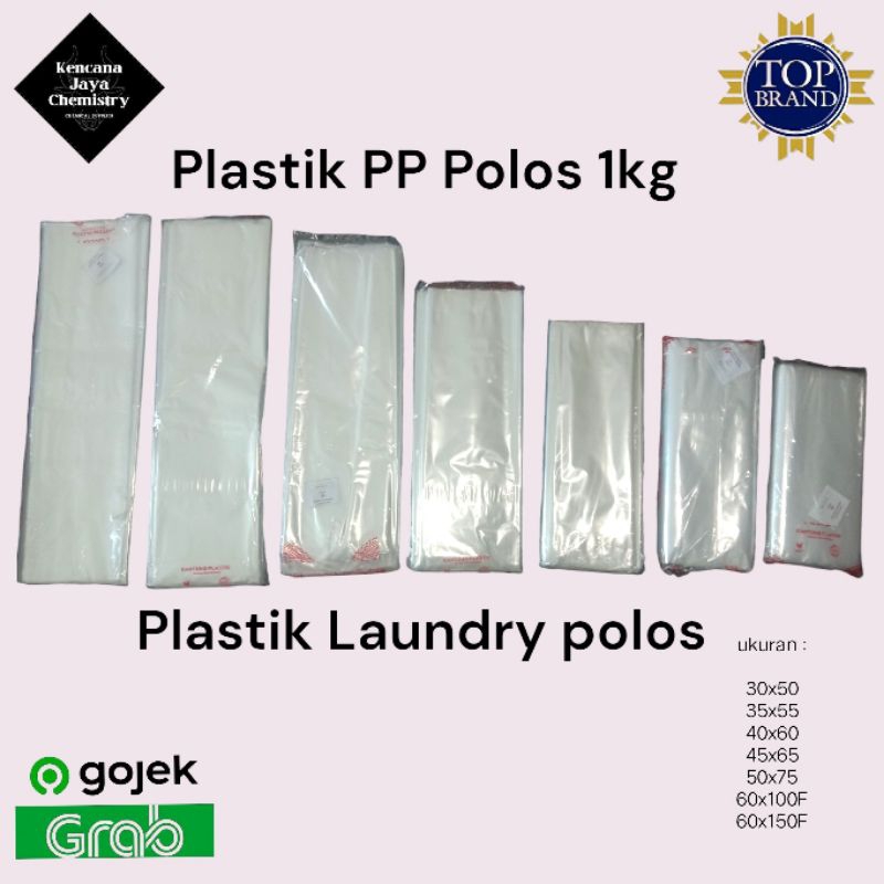 Jual Plastik laundry/Plastik laundry kiloan/Plastik PP bening 1kg ...
