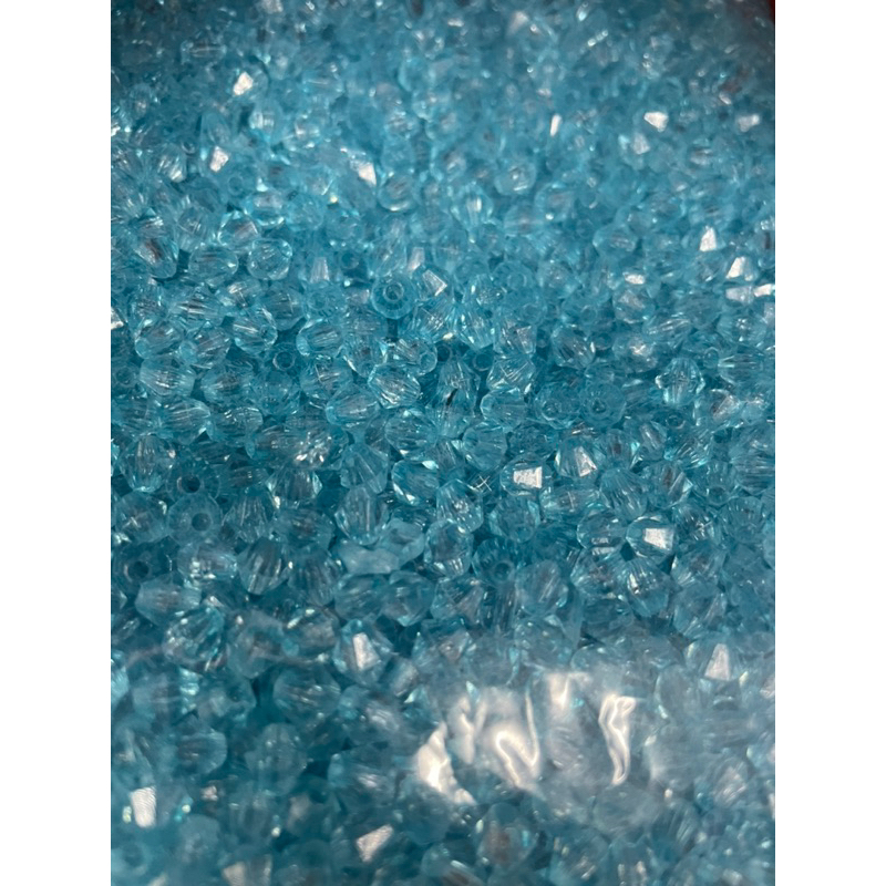 Jual mote manik diamond 6mm kerucut bahan meronce diy craft per pon 450 ...