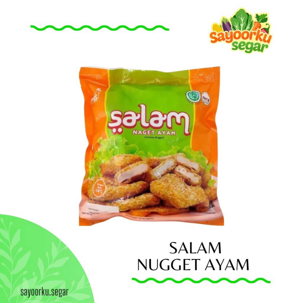Jual KIRIM BESOK Salam chicken nugget 250gr / Salam nugget ayam 500gr | Shopee Indonesia
