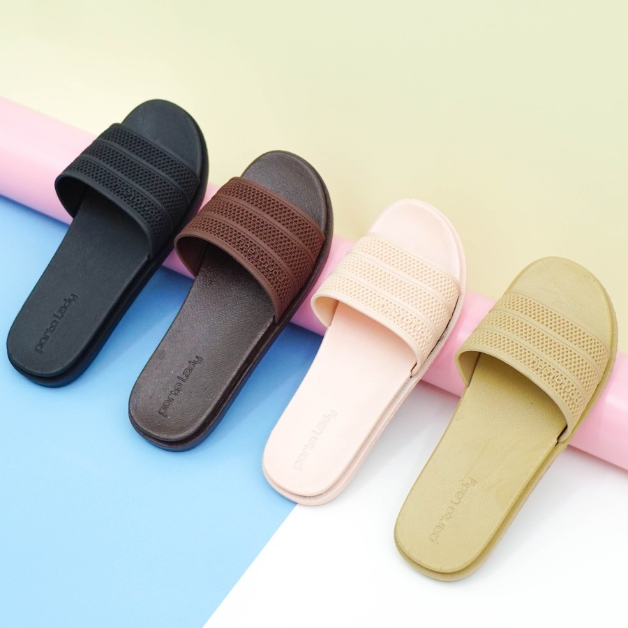 Jual ASLI ORIGINAL Sandal Slop / Sandal Karet / Sendal Wanita Porto ELA ...