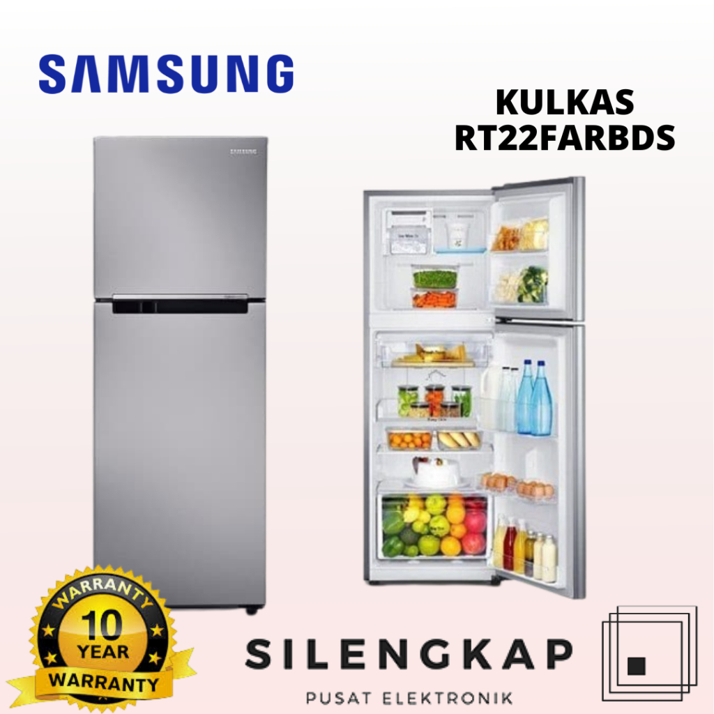 Jual KULKAS 2 PINTU SAMSUNG RT-22FARBDSA GARANSI RESMI | Shopee Indonesia