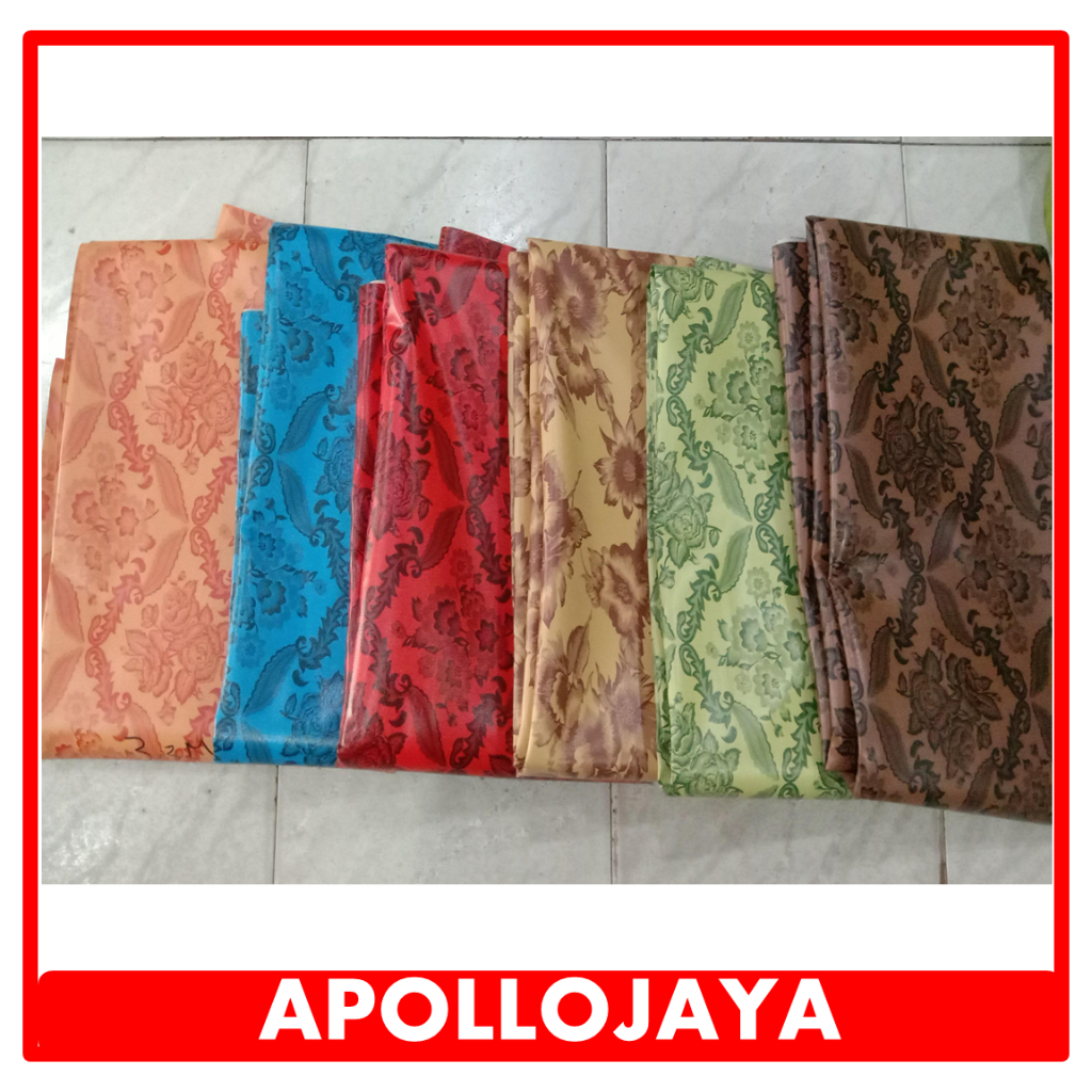 Jual Perlak imitasi motif kembang bunga lebar 140 cm panjang 50cm ...