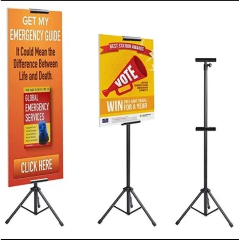 Jual Tripod Banner Stand Display Poster | Shopee Indonesia