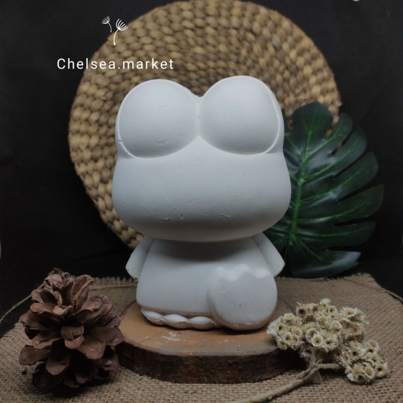 Jual patung gypsum lukis 3D Keropi | Shopee Indonesia