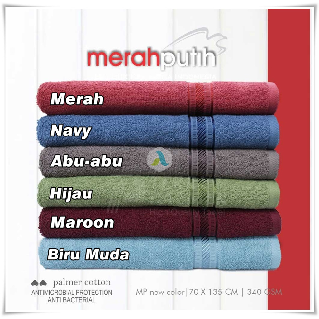 Jual Handuk Merah Putih Terbaru Uk 70x135 cm Produk Terry Palmer ...