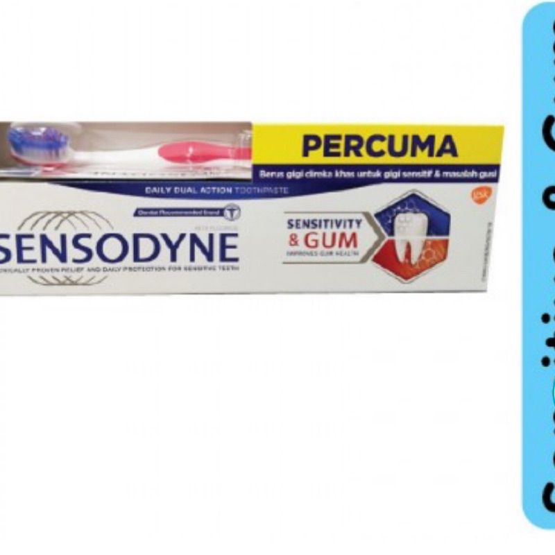 Jual Odol Sensodyne Sensitivity & Gum 100 gr | Shopee Indonesia