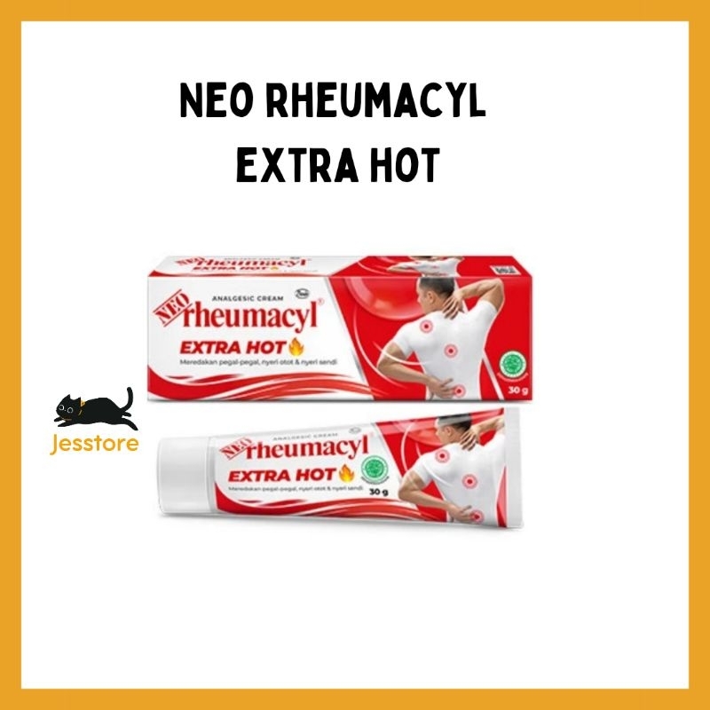 Jual NEO RHEUMACYL EXTRA HOT CREAM 30 GR (MEREDAKAN PEGAL, NYERI OTOT ...
