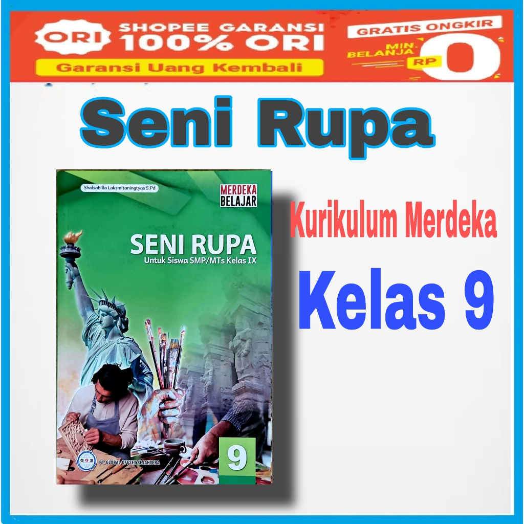 Jual Buku Seni Rupa Smp Kelas 7, Kelas 8, Kelas Kurikulum Merdeka Smp / Mts Kelas vii, viii dan ...