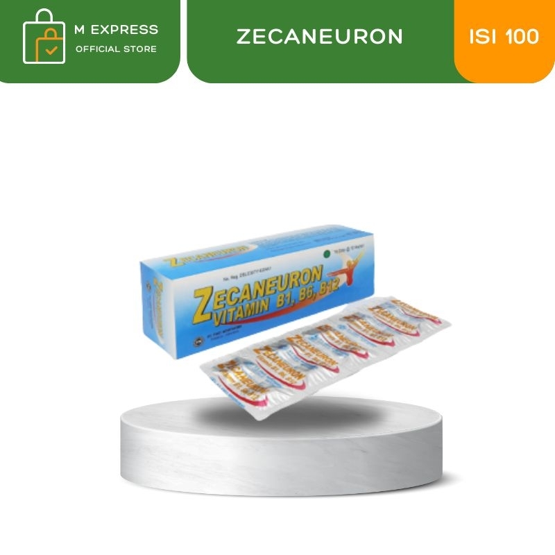 Jual [M EXPRESS] Zecaneuron Vitamin B1 B6 B12 B Complex / Suplemen ...