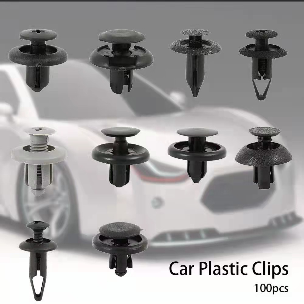 Jual RK 100PCSBaut Rivet Mobil/Universal Klip Bumper Baut Body Plastik ...