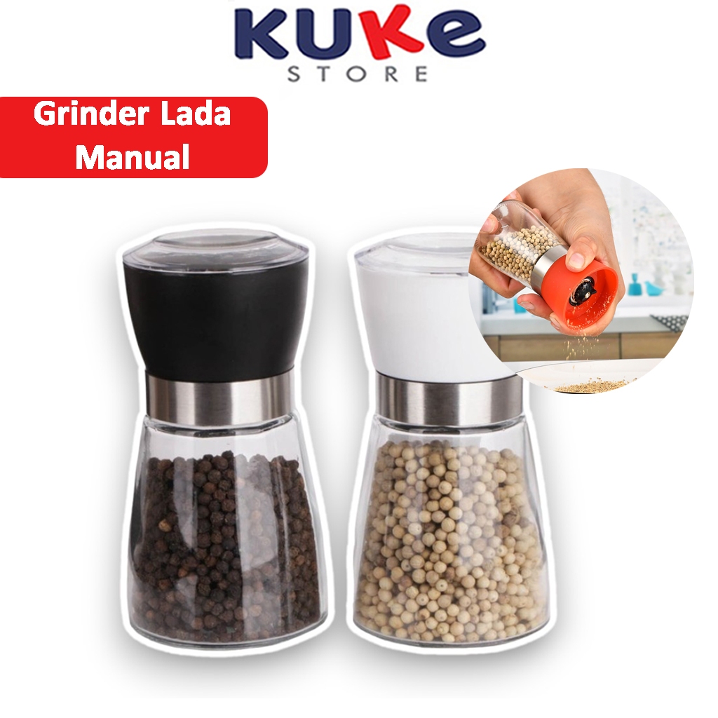 Jual KUKE Grinder Lada Merica / Alat Penggiling Lada Manual / Glass ...