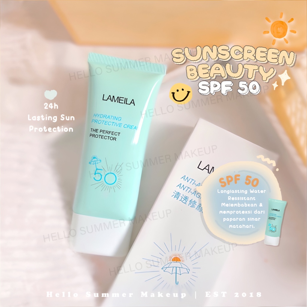 Jual SUNSCREEN Fresh Hydrating Sun Protection Sunblock SPF 50 PA++ ...