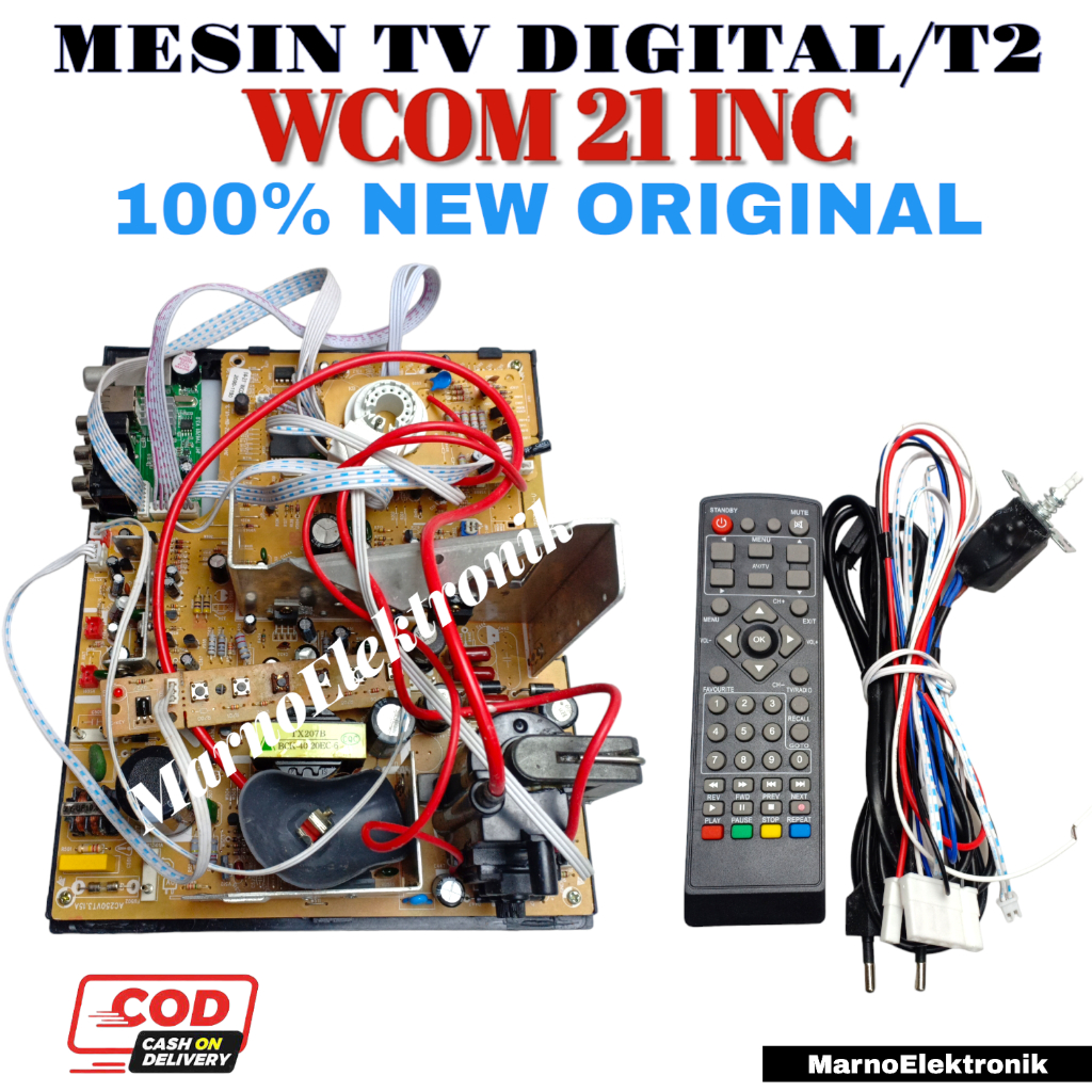 Jual MESIN TV DIGITAL DVBT2 DVB T2 WCOM 21 INC 21 INCH IN SLIM ASLI ...