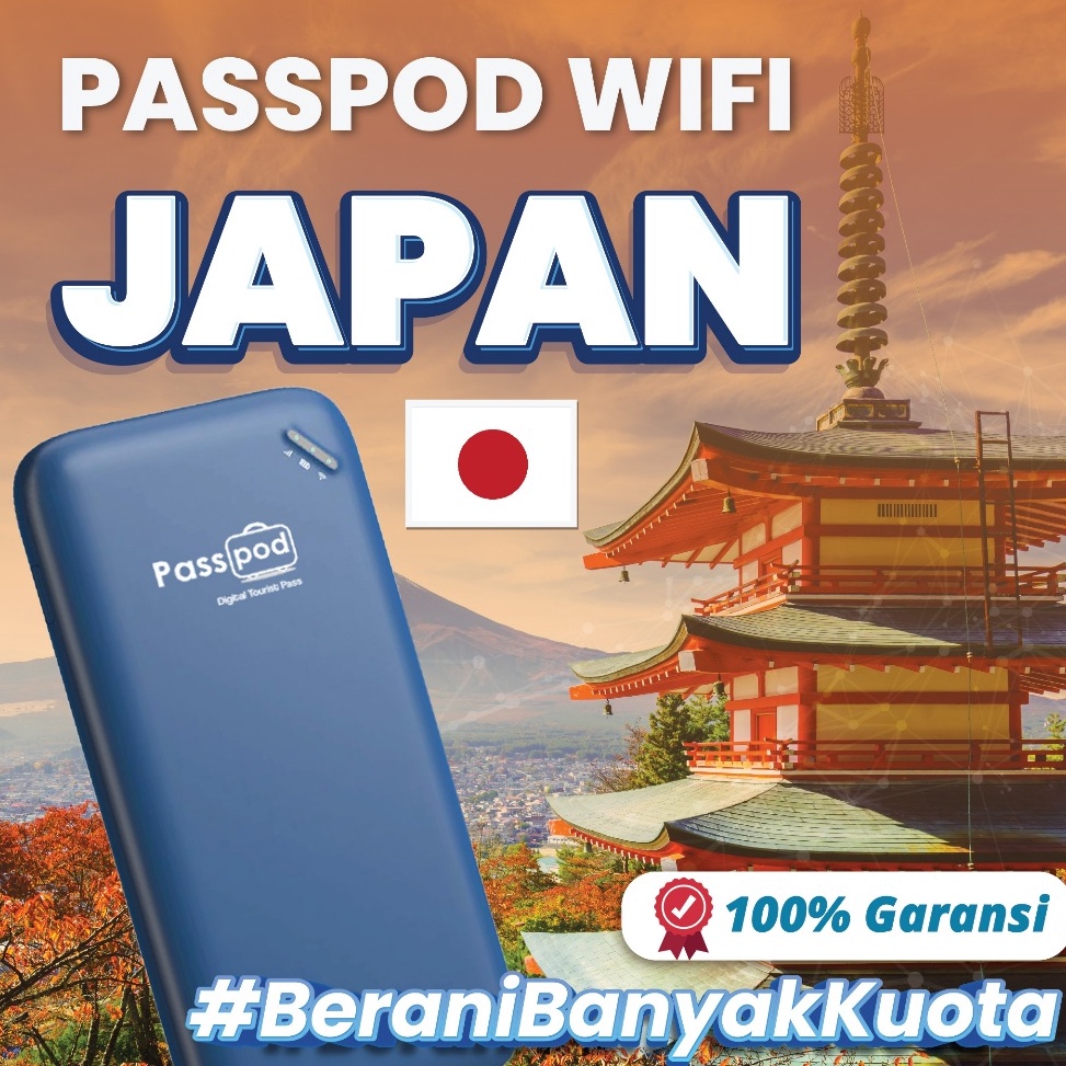 Jual ART H2S Passpod Data Travel Modem WiFi Jepang UNLIMITED Japan ...