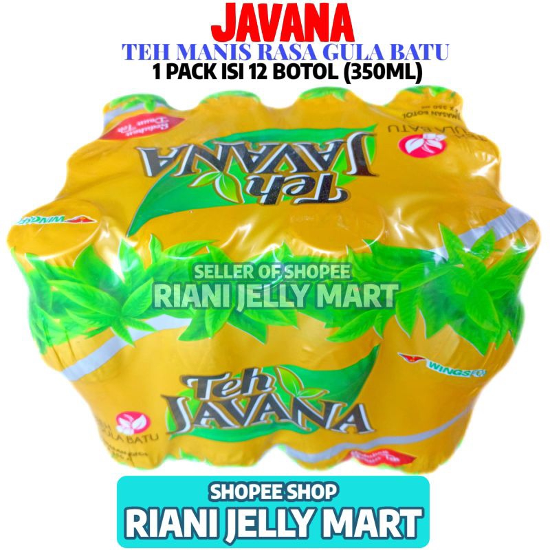 Jual Teh Javana Gula Batu Botol 1 Dus Isi 12 Botol 350ML | Shopee Indonesia