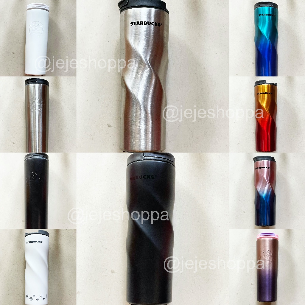 Jual Tumblr Starbucks Stainless Steel Termos Stylist ukuran Grande 16 ...