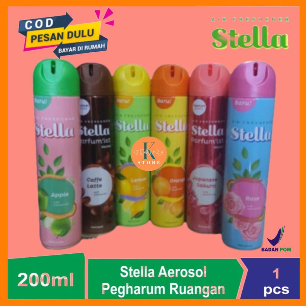 Jual Pengharum ruangan Spray Stella Home Semprot Botol 200ml | Shopee ...