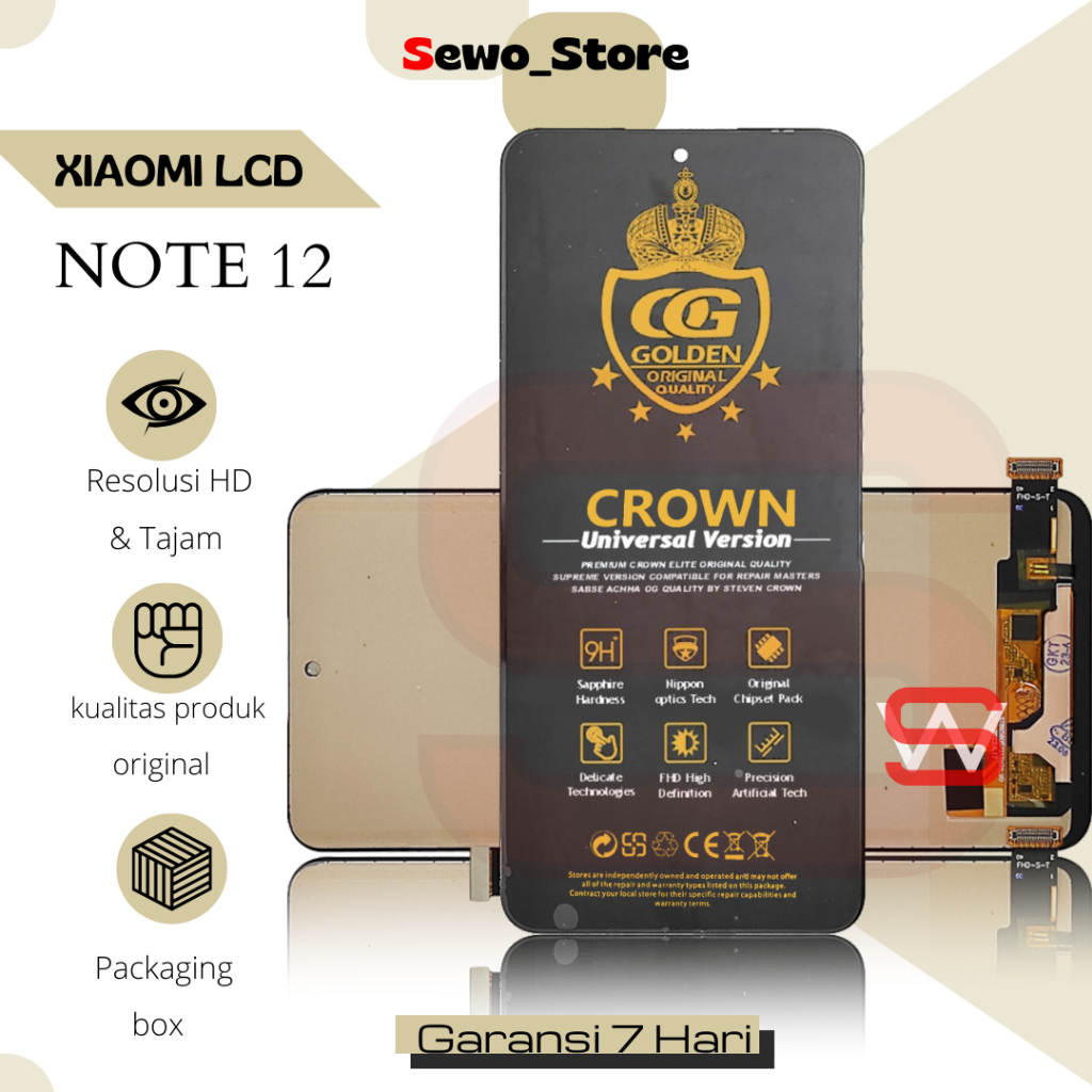 Jual LCD XIAOMI REDMI NOTE 12 / TOUCHSCREEN REDMI NOTE 12 / POCOPHONE POCO X5 5G ORIGINAL ...