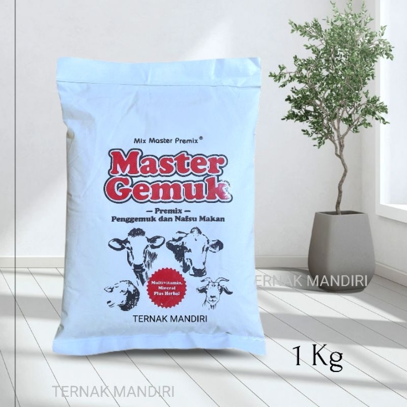 Jual Master gemuk 1 kg - Premix penggemuk sapi kambing dan domba ...