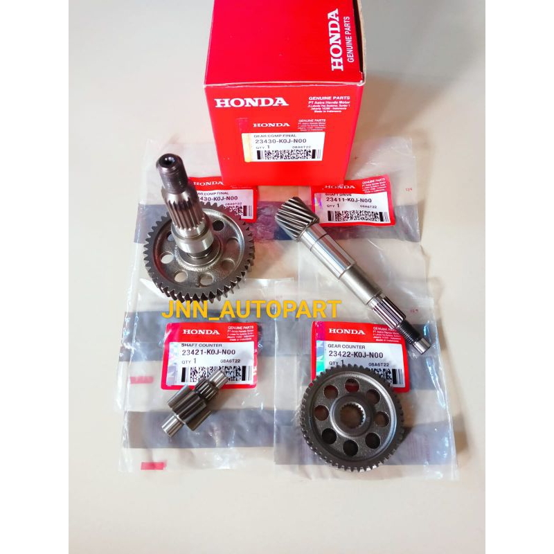 Jual GIGI RASIO SET KOJ(ISI 4)HONDA BEAT DELUXE/GENIO/SCOOPY 2021 ...