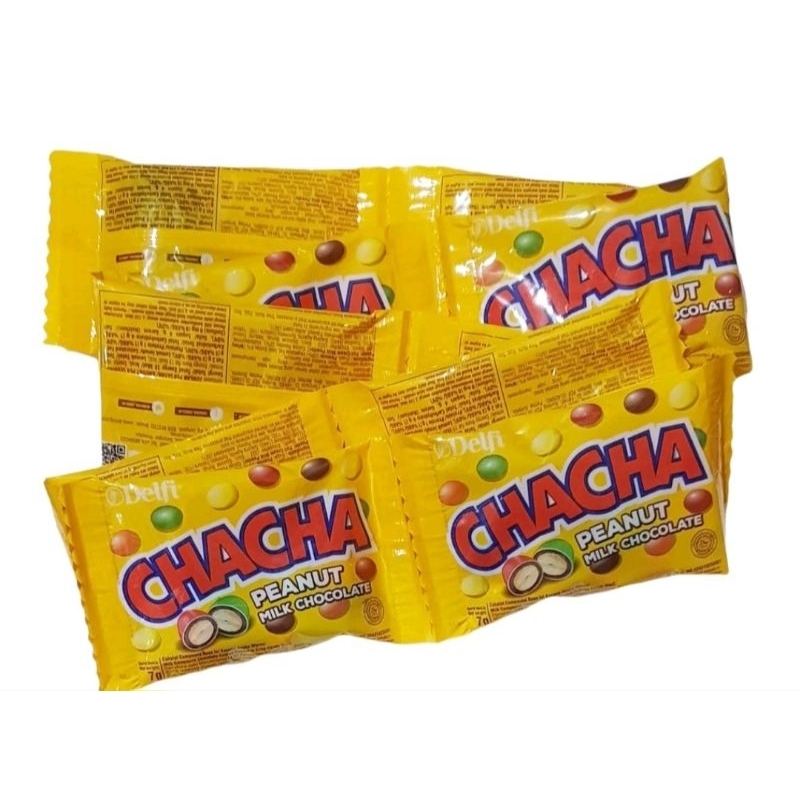 Jual Cha Cha Snack Peanut Milk Chocolate ChaCha Berat 7 Gram Eceran ...