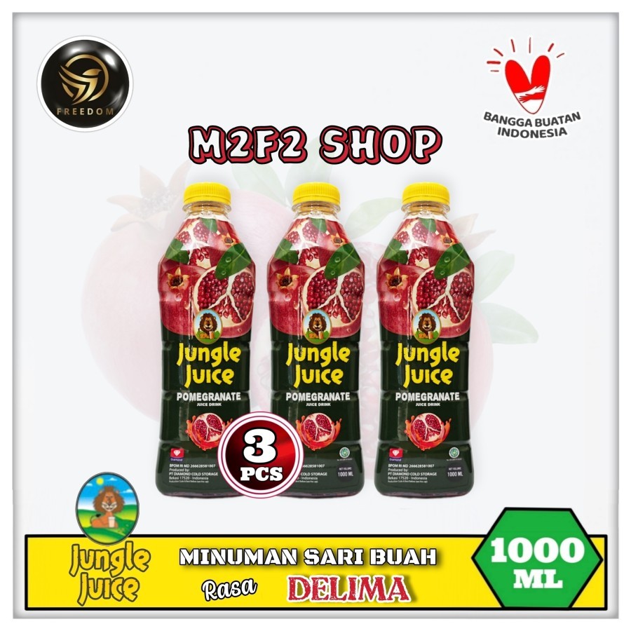Jual Diamond Jungle Juice Pomegranate | Jus Delima Botol Pet - 1000 ml ...