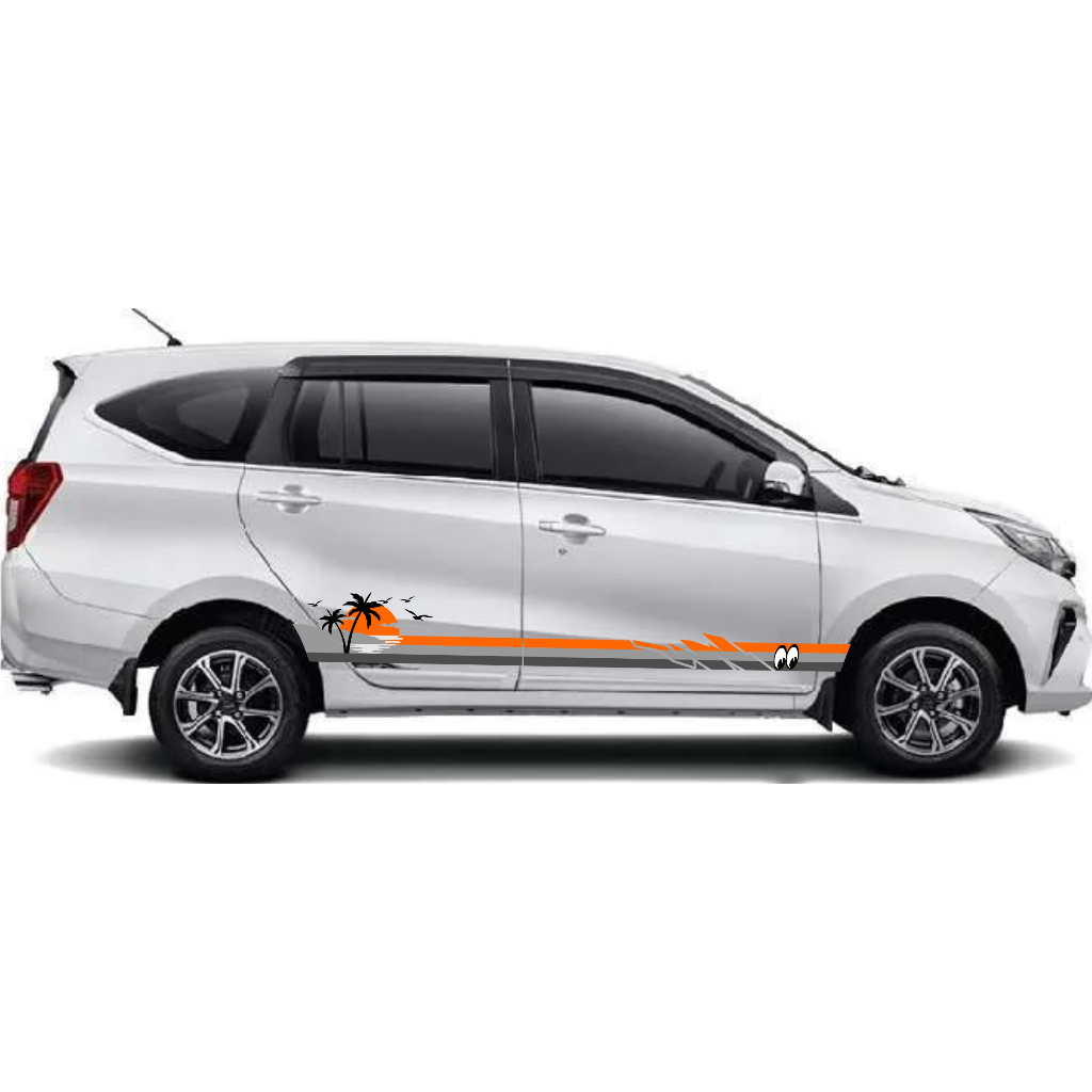 Jual cutting sticker mobil calya sigra tema pantai | Shopee Indonesia