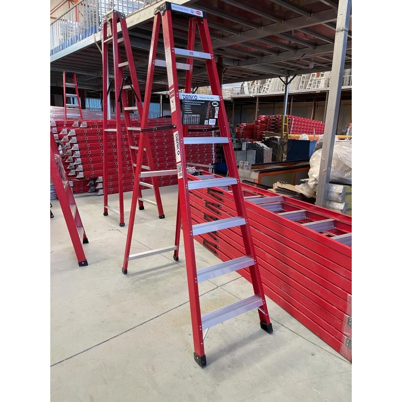 Jual TANGGA FIBERGLASS 3 METER DENKO FEL 110 ANTI AIR TANGGA 10 STEPS ...