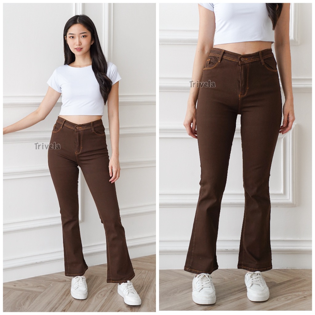 Jual Loose Cutbray Stretch Highwaist Wanita 27-38 - Celana Jeans Cutbray Loose Snow - Cutbray ...