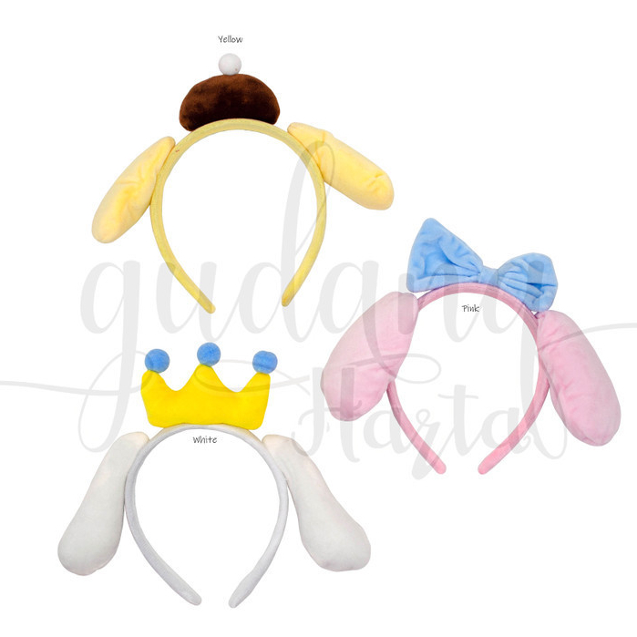 Jual Bando Telinga Sanrio Headband Motif Telinga Kelinci Unik GH 211205 ...