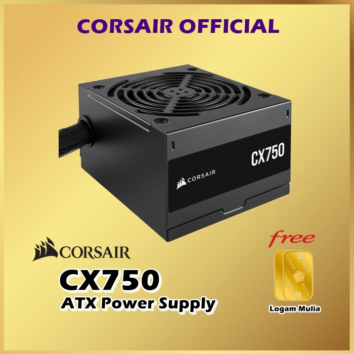Jual Corsair CX750 PSU ATX Power Supply 750W 750 watt CX CX750 CX 750 ...