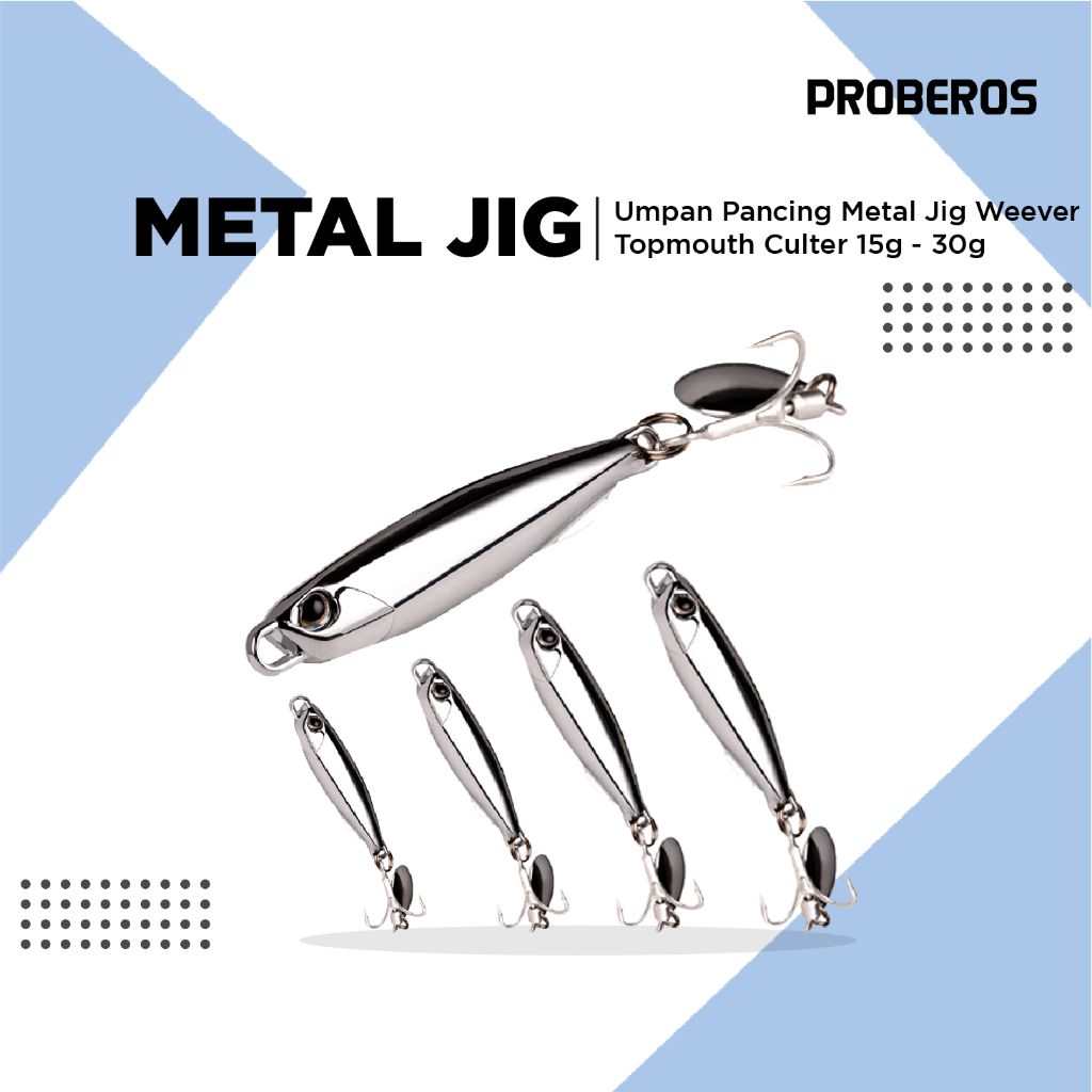 Jual PROBEROS Umpan MetalJig Weever Topmouth Culter MJ027 | Shopee Indonesia