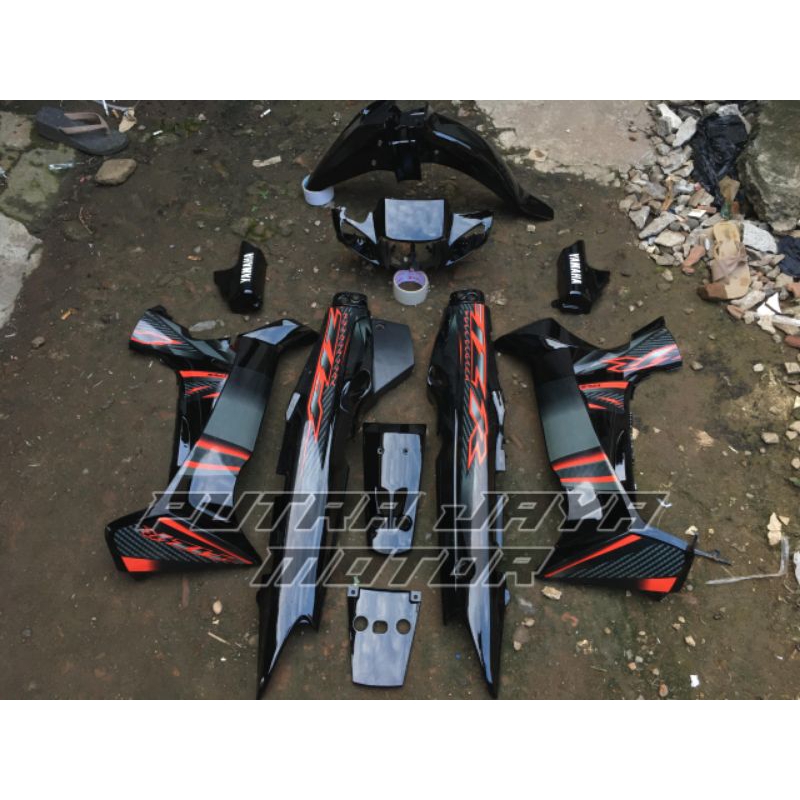 Jual bodi fiz r 2004 custom merah neon kap f1zr force 1 cover bodi set ...