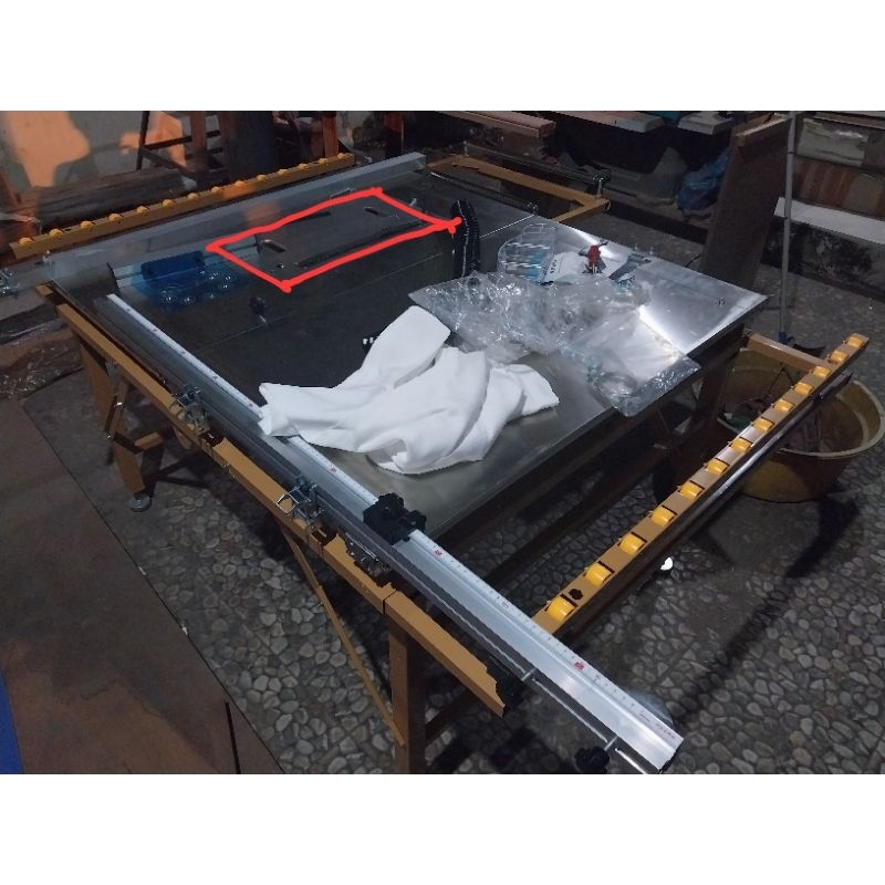 Jual READY STOK Sliding Table Saw, Gergaji Meja Rel Sliding | Shopee ...