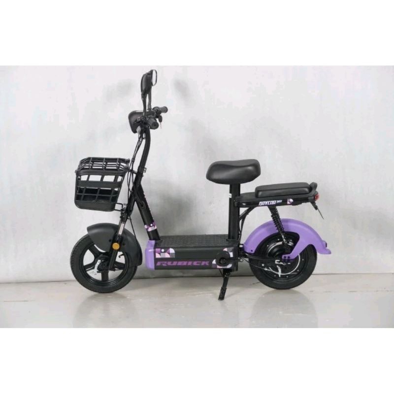 Jual Sepeda listrik Rubick Ravena 350 Watt Genio E moped | Shopee Indonesia