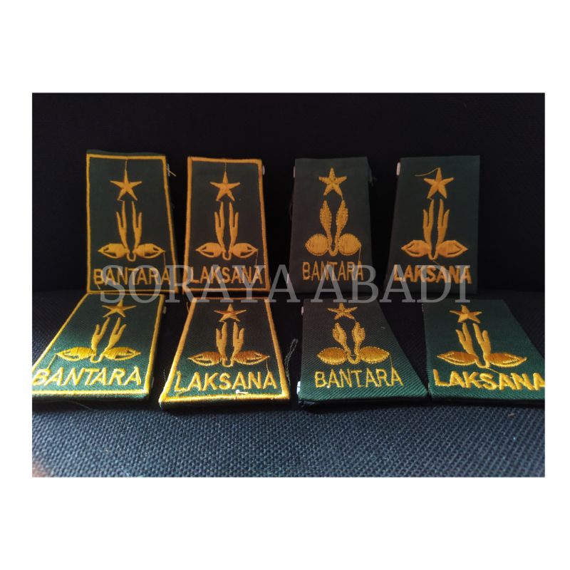 Jual TKU / Pangkat BANTARA Dan LAKSANA Pramuka (1 Pasang) | Shopee Indonesia