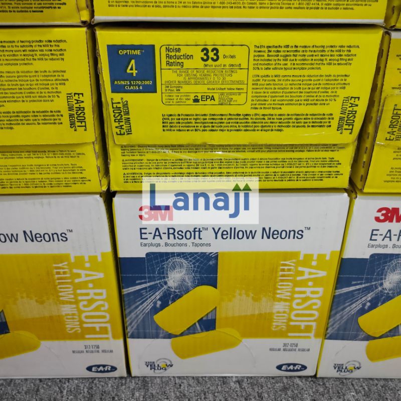 Jual Earplug 3M Box Isi 100 Pasang Pelindung Telinga Earsoft Yellow ...