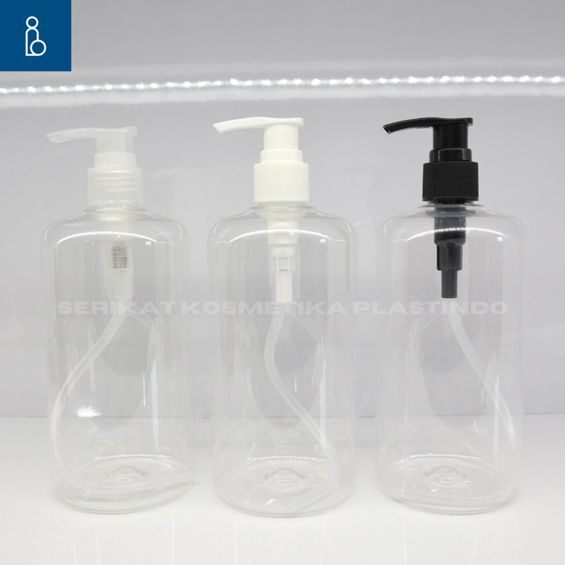 Jual BOTOL PUMP 500ML HANDSOAP / BOTOL POMPA 500 ML BOTOL PLASTIK HAND WASH PET NATURAL BENING ...