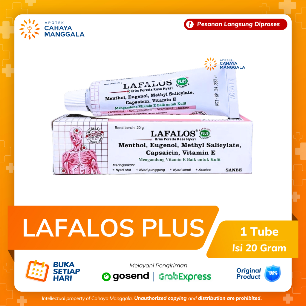 Jual LAFALOS PLUS CREAM TUBE 20 GR | Shopee Indonesia