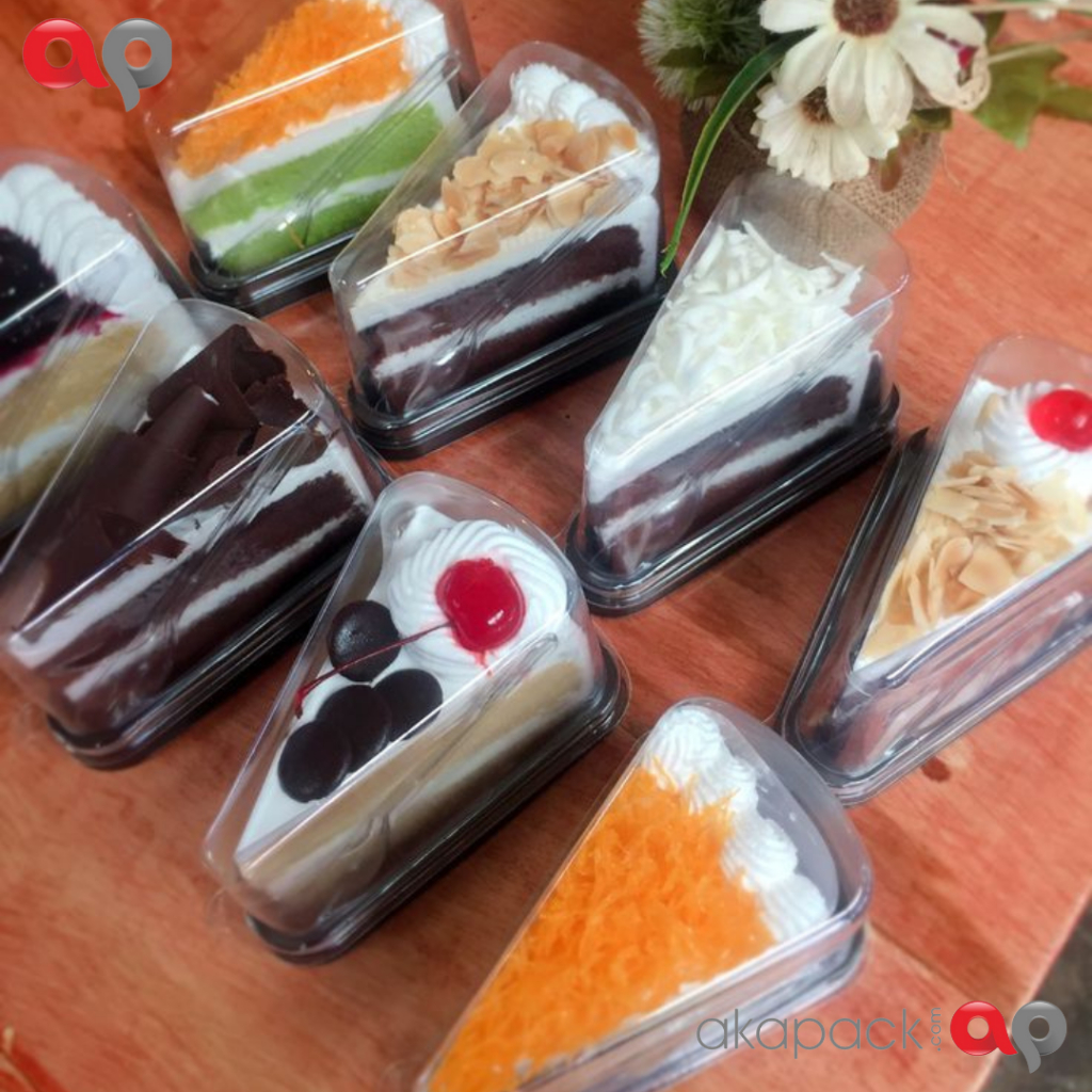 Jual Tray Cake CT Segitiga Coklat Ince / Mika Kue | Shopee Indonesia