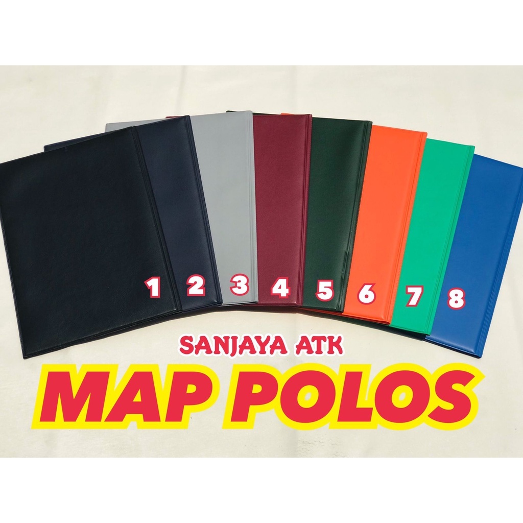 Jual Map polos isi 20 lembar Pakai Siku untuk catalog produk buku menu ...