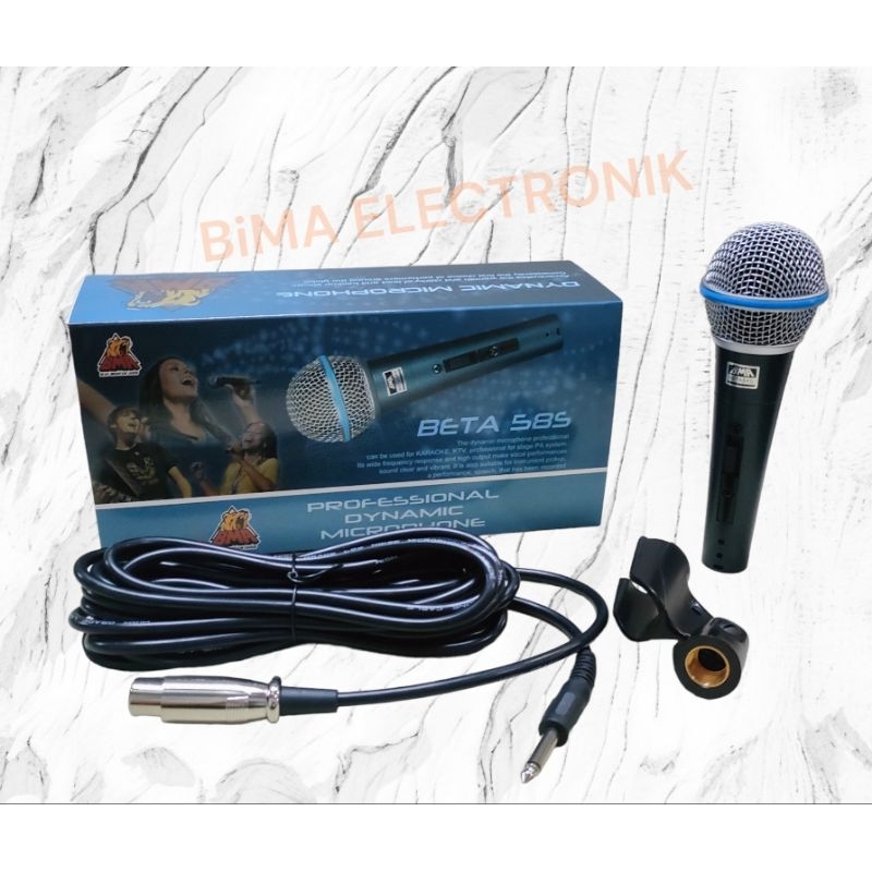 Jual Microfone BETA 58S BMA | Mic Beta 58S | Shopee Indonesia