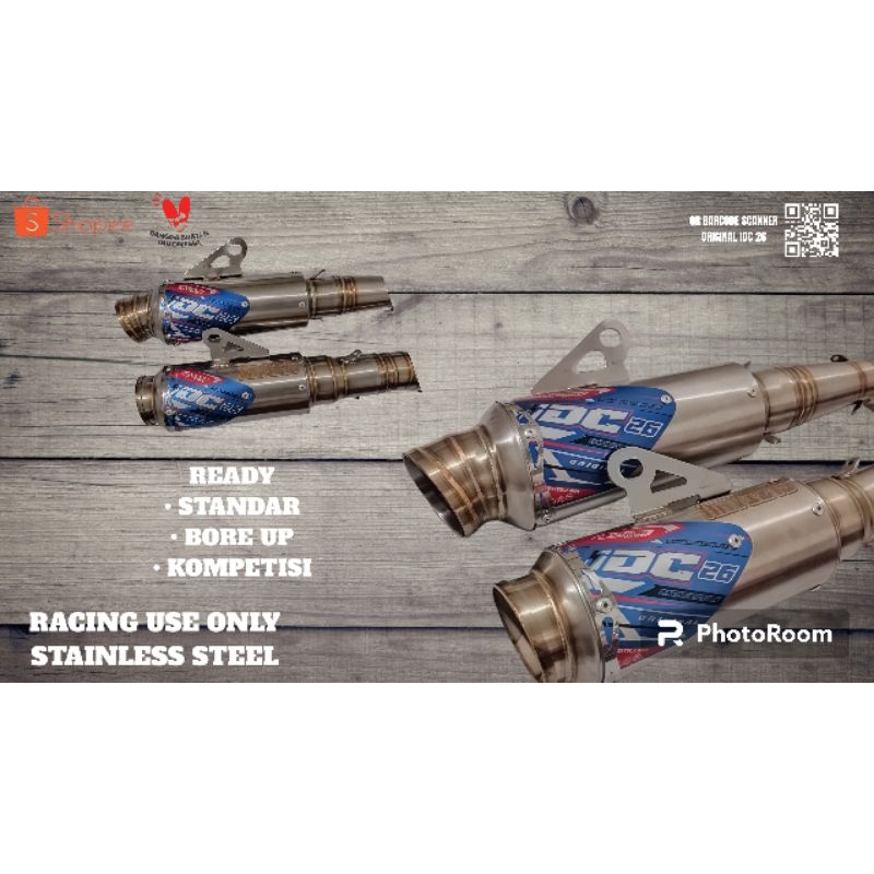 Jual selenser slinser knalpot IDC 26 selincer inlet 50 untuk herex ...