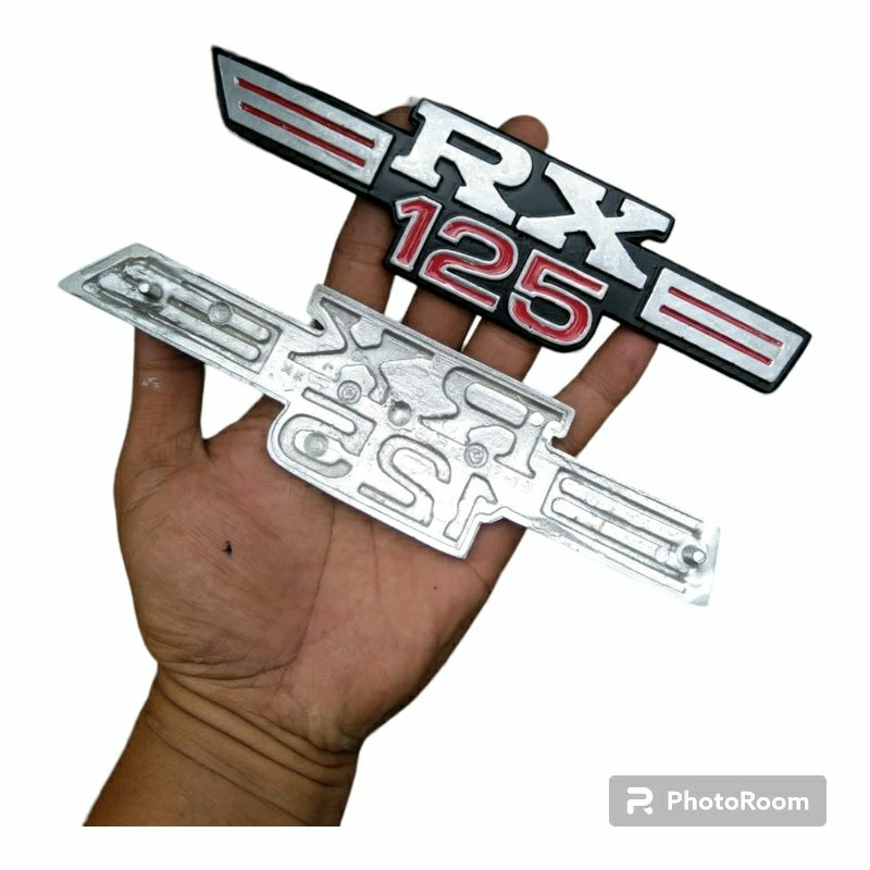 Jual emblem logo yamaha rx100 rx125 emblem tepong bok aki yamaha rx100 ...