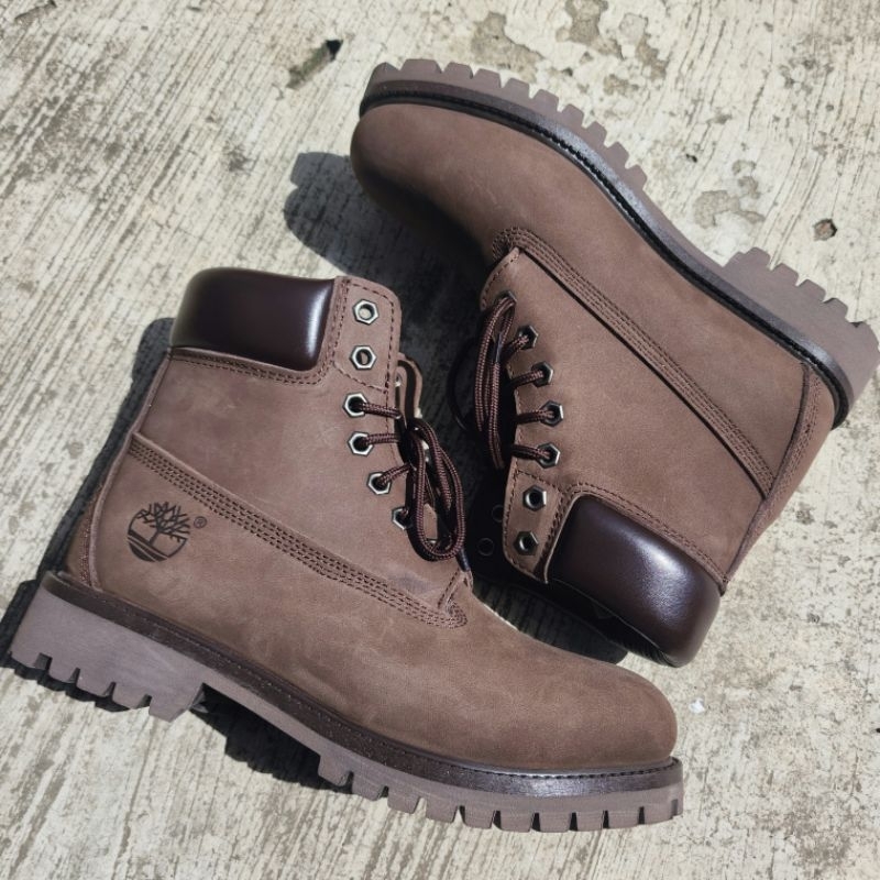 Jual Sepatu Boots Pria TIMBALAND 6 Inch Prem Wheat Dark Brown ...