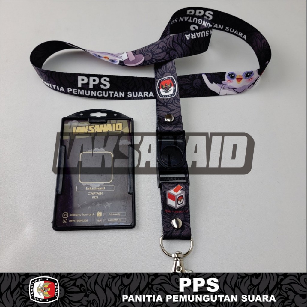 Jual LANYARD TALI ID CARD PPS PPK KPPS PLUS HOLDER | Shopee Indonesia